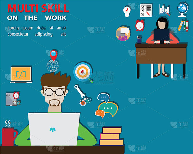 Multi skills for future,Expert employee, work hard