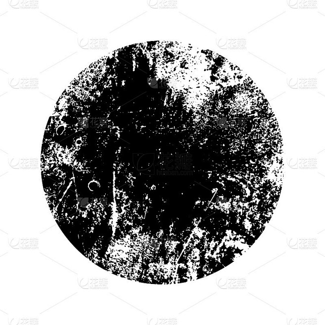 Round Grunge Texture