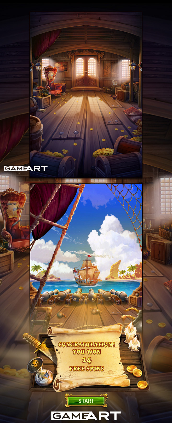 2D Character design Digital Art gambling game iGaming megaways online ...