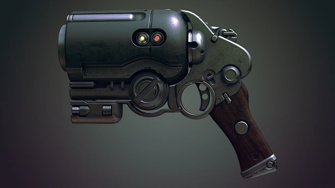 Scifi pistol demo, Tor Frick : This was a really quick pistol I made to ...
