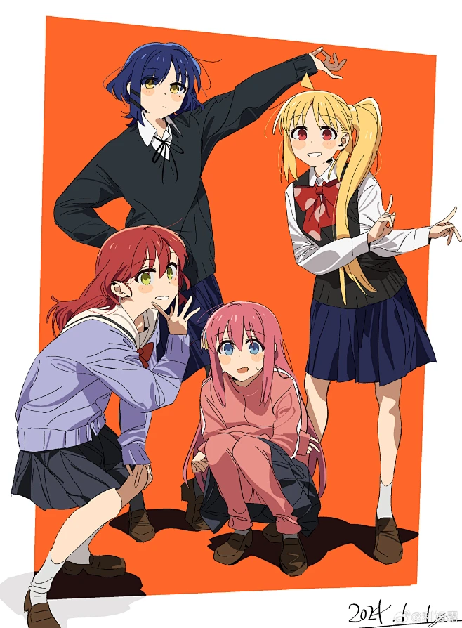 孤独摇滚 krrr正月绘-花瓣网