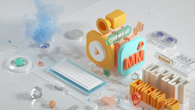 C4D作品集三维/C4D设计-花瓣网