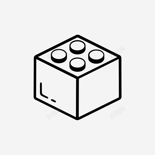 乐高积木游戏积木图标 标志 UI图标 设计图片 免费下载 页面网页 平面电商 创意素材