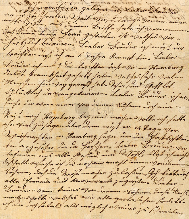 大号仿古德语书写1833年