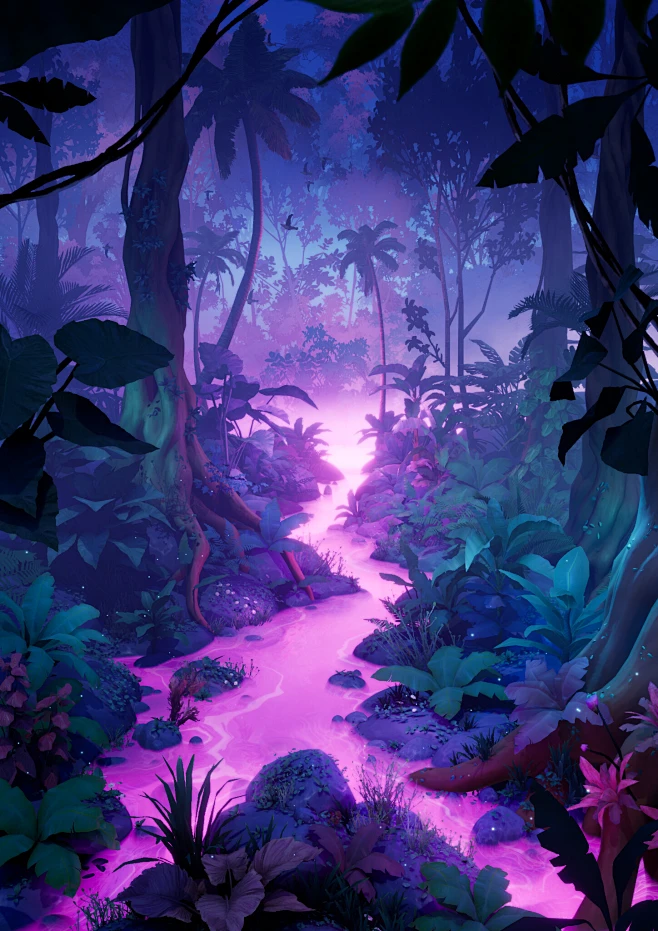 chowi-neonjungle-01-花瓣网