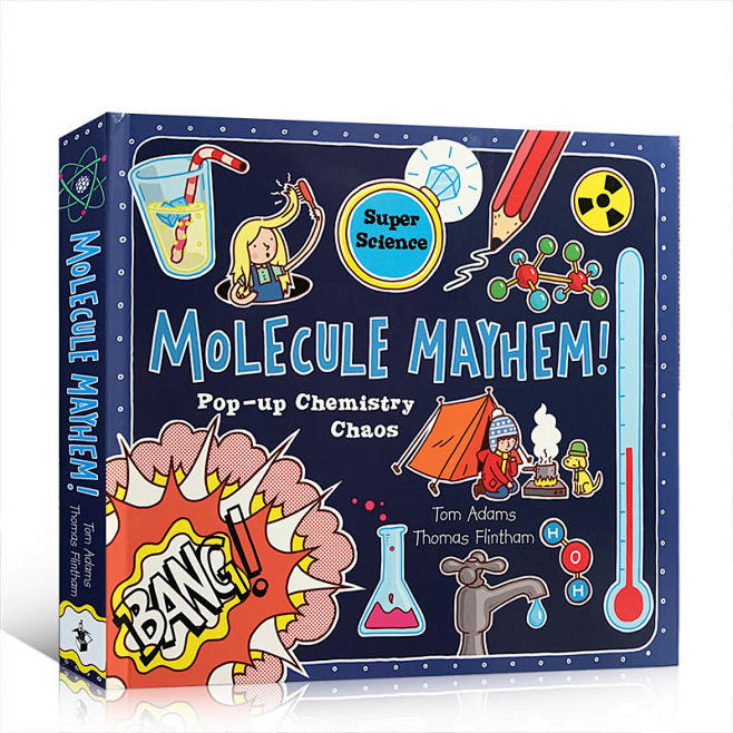 中商原版】趣味科普立体书系列 化学 英文原版 Molecule Mayhem 精装 STEM知识 6-12岁》 【简介_书评_在线阅读 ...