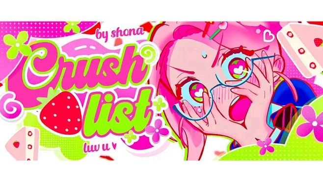 其中包括图片：banner with mizi-花瓣网