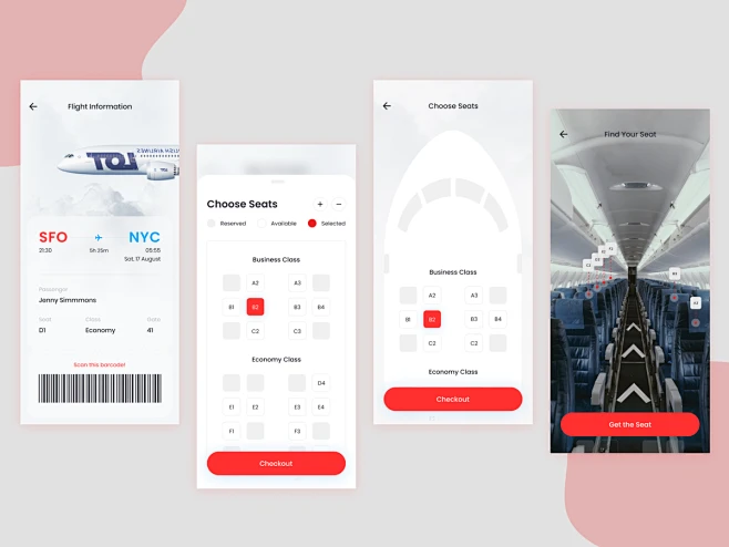 Air Ticket Booking app 3d app air app air flight ar app booking app ...