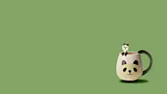 简约可爱卡通工作分区桌面电脑壁纸素材-花瓣网