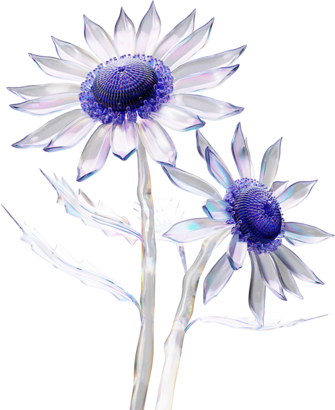 3D Glass Flowers (16)