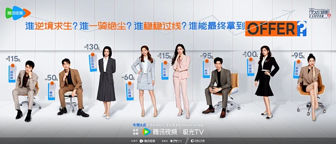 #令人心动的offer5# 综艺海报 群像海报 排版参考-花瓣网