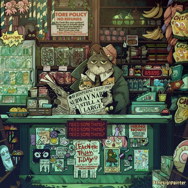 Bodega Wizard Here is my character Bodega Wizard, a man made of like 50 ...