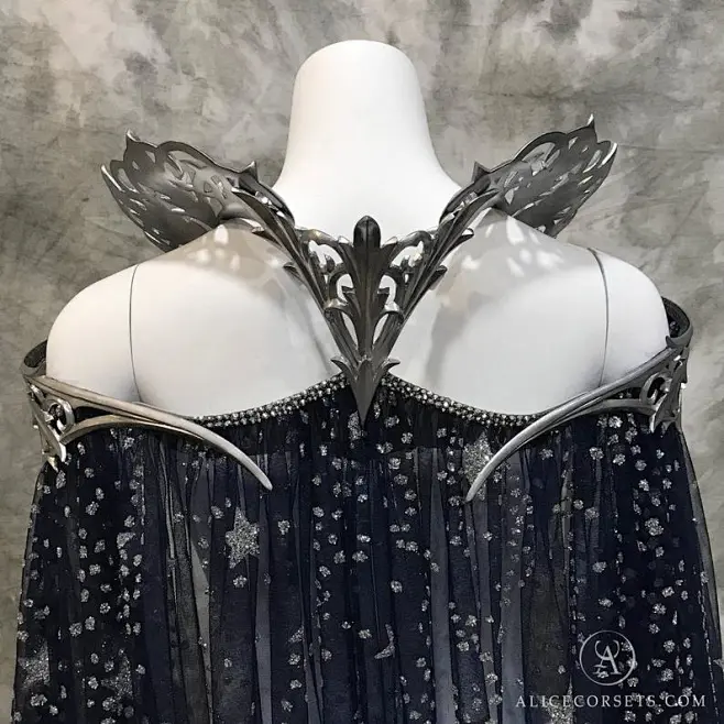 Fantasy Starry Collar Cloak ~ Wicca Cape Witch Outfit Celestial Bridal ...