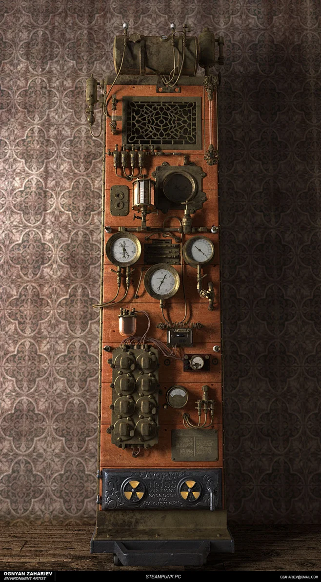 Steampunk machine - old work, Ognyan Zahariev : Steampunk machine图片_3D ...