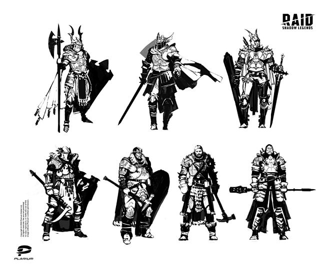 Raid: Shadow Legends, Plarium Ukraine : Character concept art for Raid ...