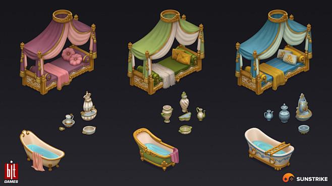 Bedroom environment objects (2)