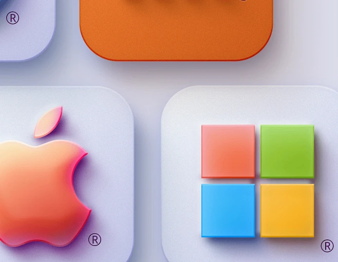 3D apple google Icon icon design ios logo mac os skeuomorphism ...