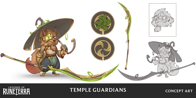 {游戏系列}美国RUNETERRA符文传说（UI,角色，场景）-花瓣网