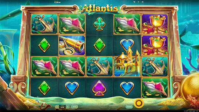 Atlantis Slot - Base Game-花瓣网