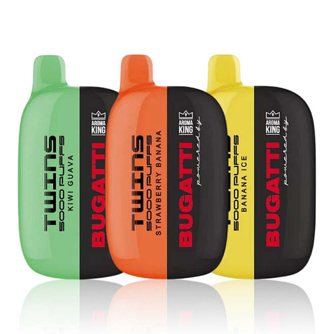 AROMA KING BUGATTI TWINS DISPOSABLE VAPE - 5000 PUFFS