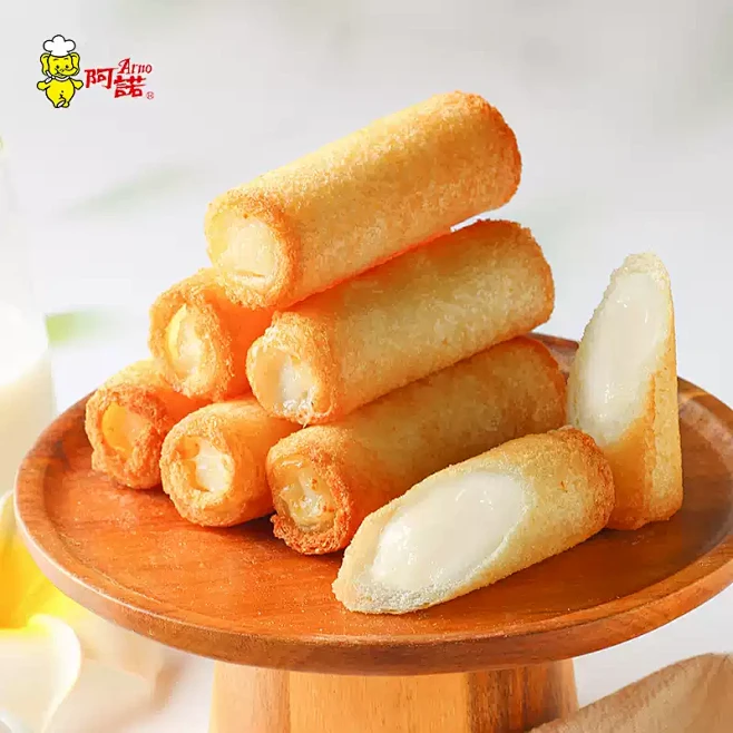 arno阿诺小吃炸牛奶脆皮奶卷280g/袋油炸鲜奶火锅餐厅甜品点心-tmall.com天猫-花瓣网