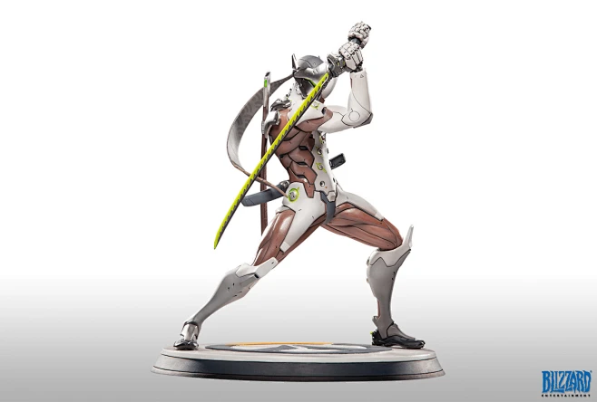 Genji Statue, Dominic Qwek : I posed, sculpted and engineered the Genji ...