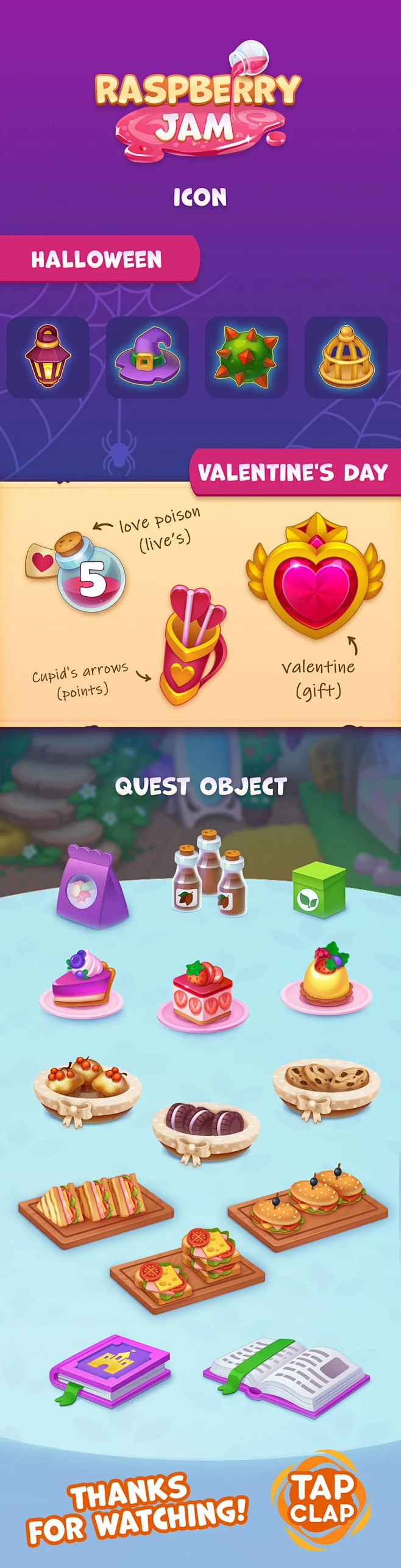 Icon and quest object for "Raspberry Jam"-花瓣网