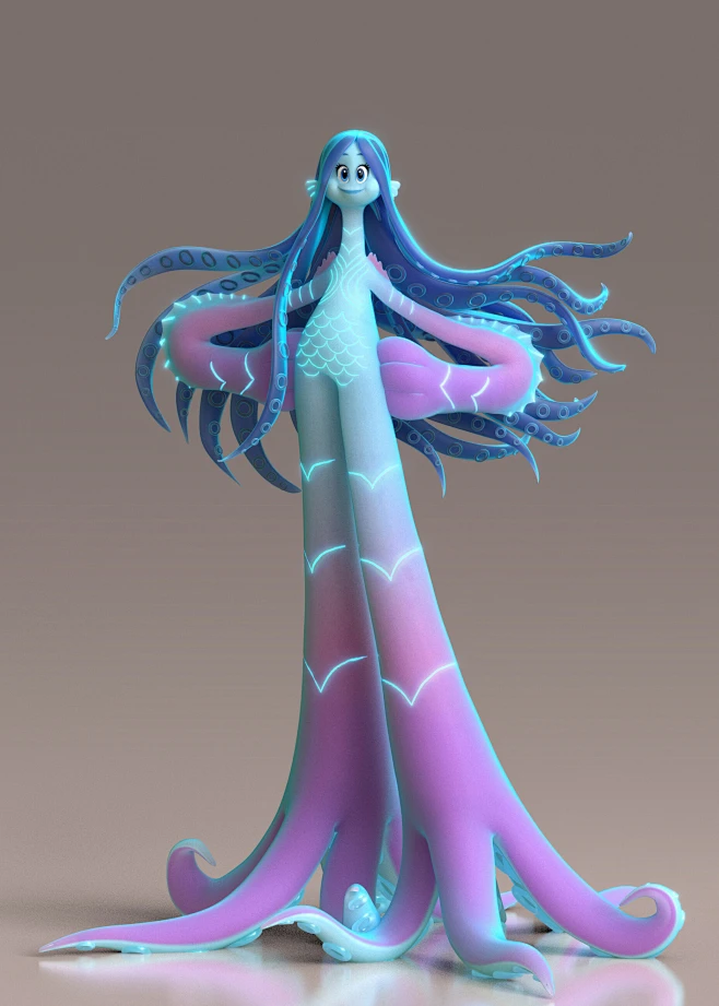 Mega Ruby & Agatha Krakens :: Ruby Gillman - Teenage Kraken-花瓣网