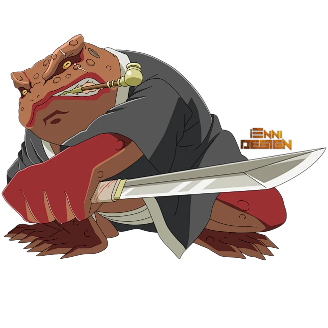 Naruto|Gamabunta by iEnniDesign-花瓣网