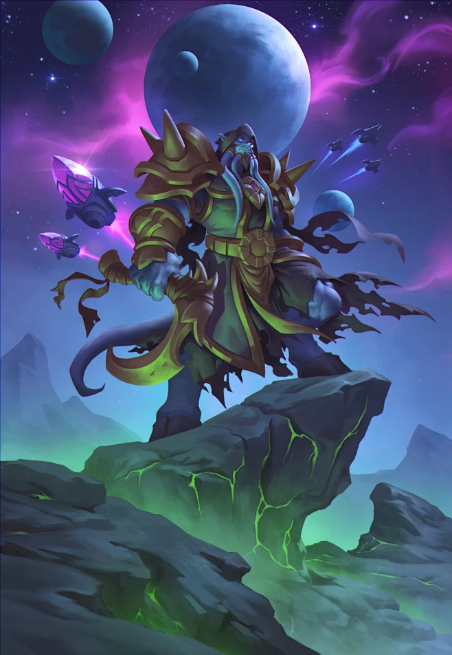 炉石传说 - Exarch Akama-花瓣网