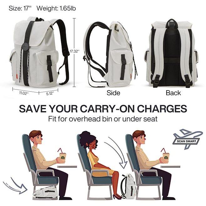 Amazon.com: mixi Travel Laptop Backpack for Women & Men Carry On ...