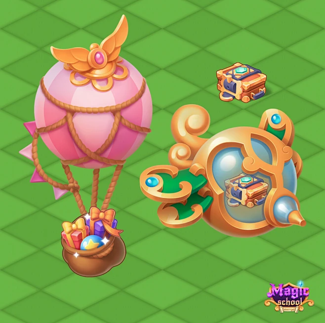 Objects for Magic School - Wizard Merge-花瓣网