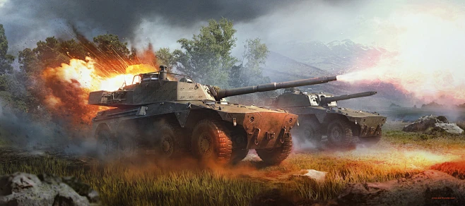 War Thunder art 12, Maxim Timofeev图片_战争 军事 插画图片素材-花瓣网