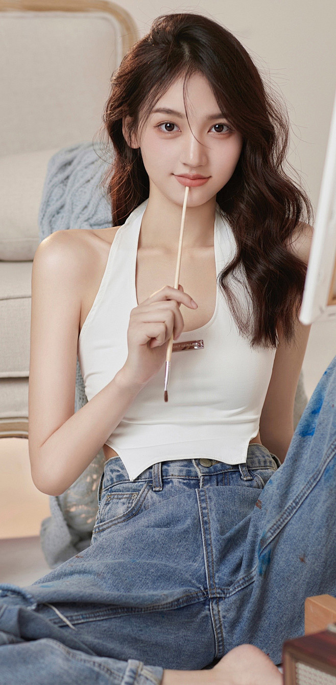 靓女韩系棚拍 #UPLUSKY天航 (4)