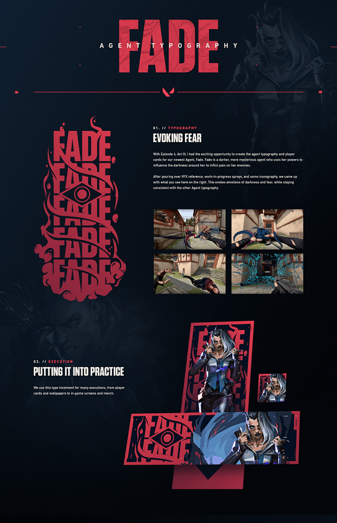 Agent Agent Fade RIOT GAMES 战术射击排版 Valorant 视频游戏