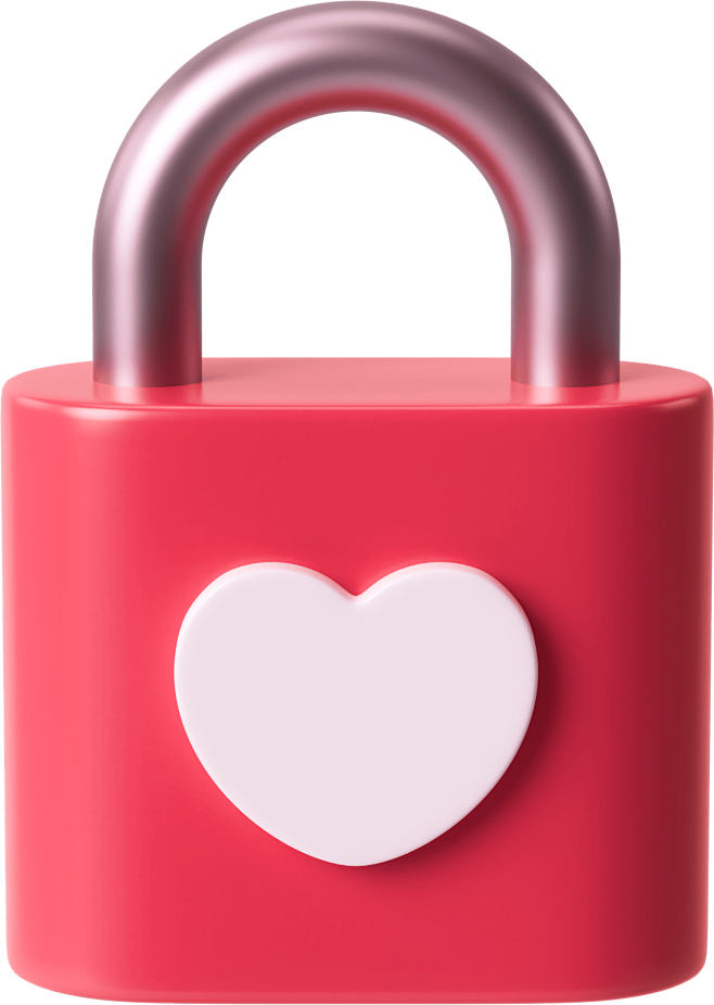 lock with heart
