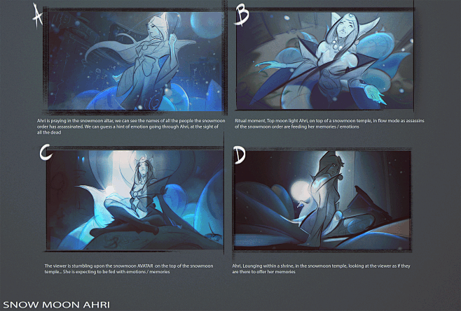 Snow Moon Ahri-花瓣网