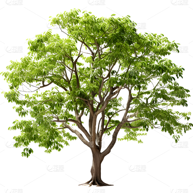 通用实景树木绿色植物元素