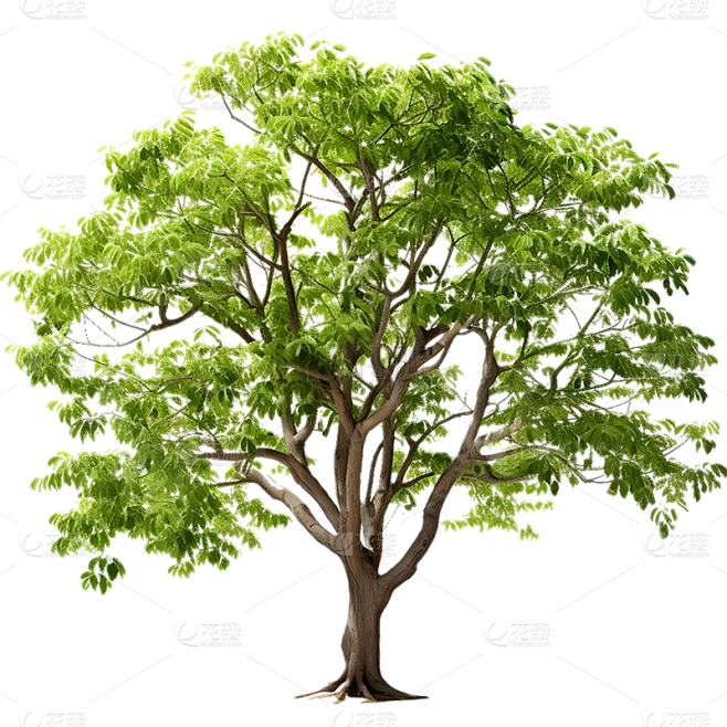 通用实景树木绿色植物元素素材-花瓣网