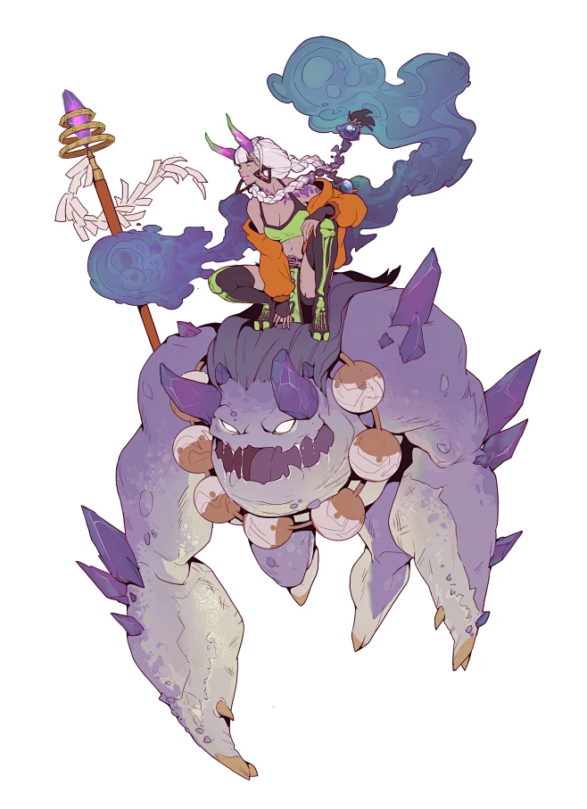 Character Design sheet -花瓣网