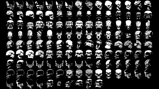ArtStation - Skull Decal Pack, Nazz Abdoel 2