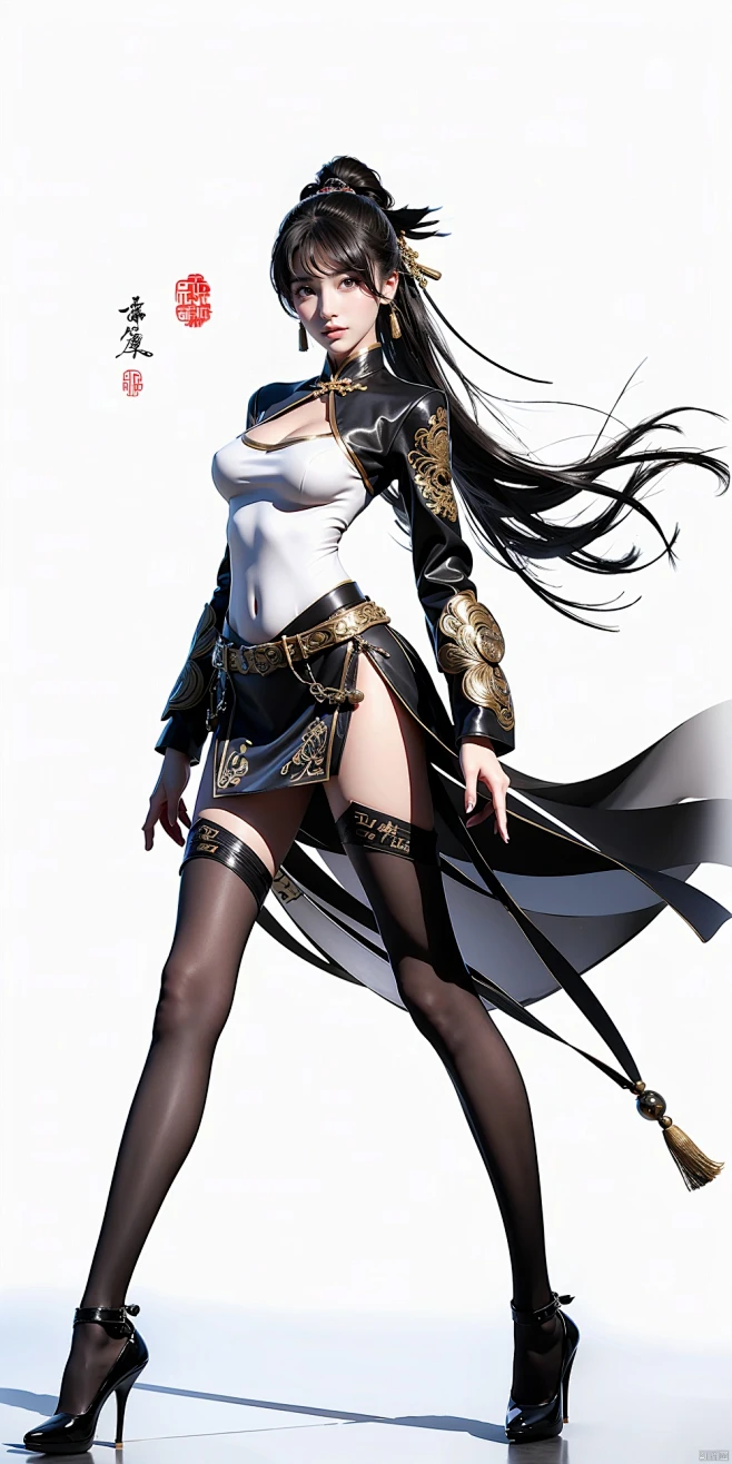 Masterpiece-level best_quality, concept artwork, a lonely solo girl ...