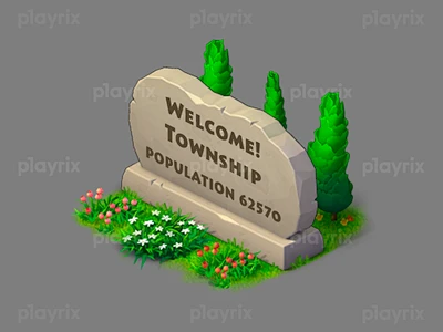 Township icons illustration gamedev game playrix township art design-花瓣网