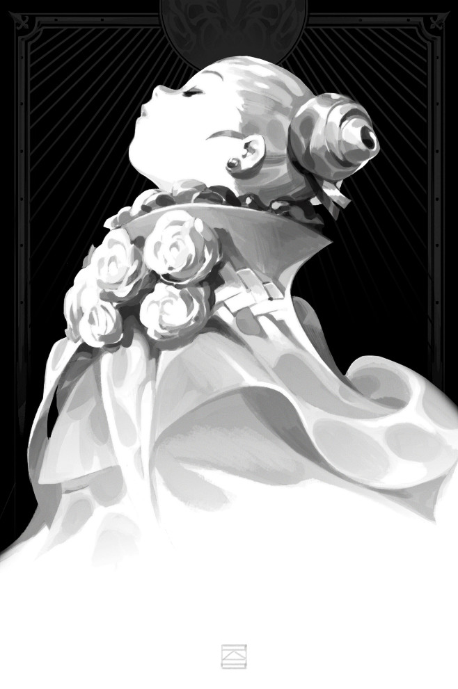 kai-chang- 风格化 红时 可爱 花