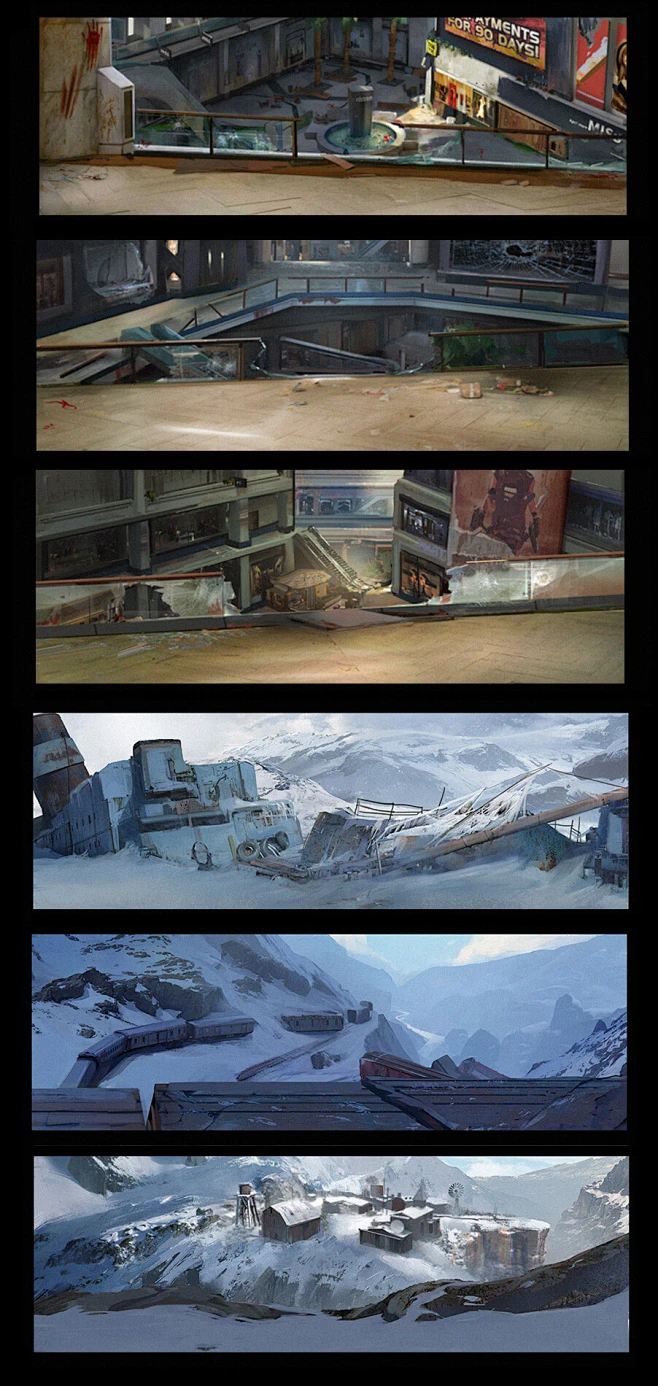 Old work , Liang Mark : Environment concept of “Dead Tide” （2016）-花瓣网