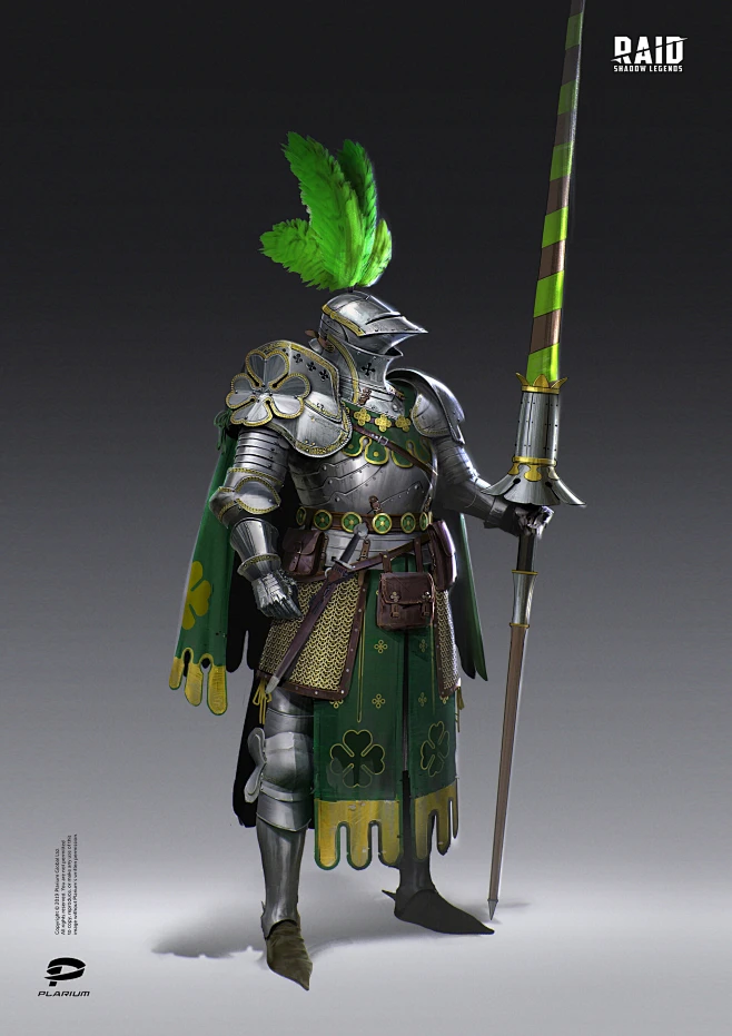 RAID Shadow Legends st. Patrick Day Character-花瓣网