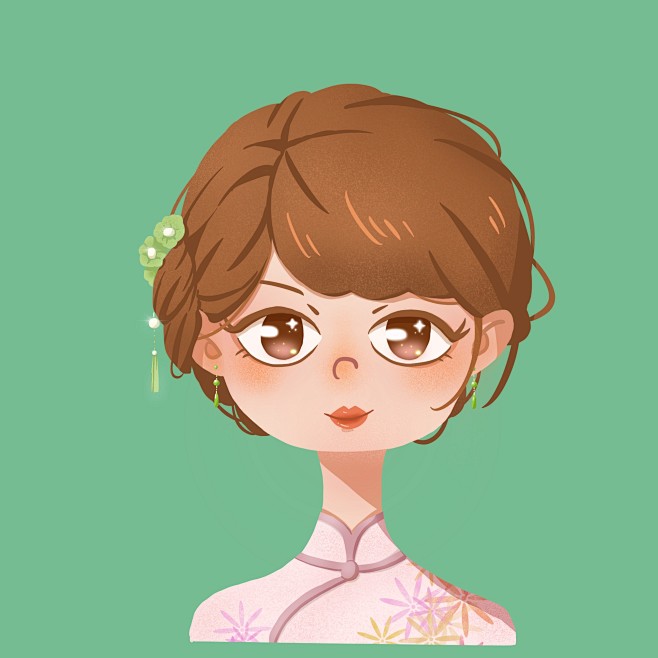 美式 头像 练习