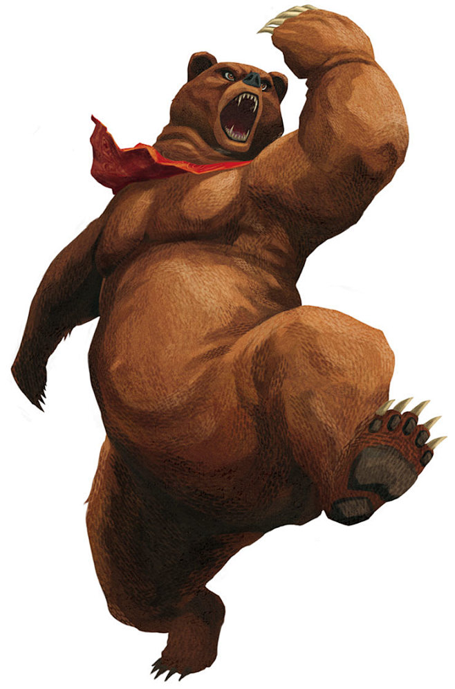 Kuma Art from Street Fighter X Tekken