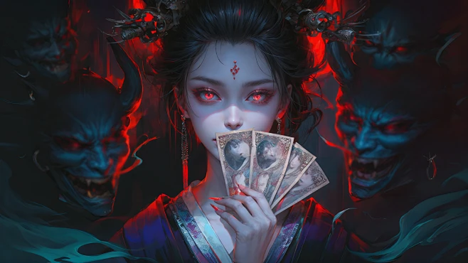 恶魔女孩-hzj(3)-花瓣网