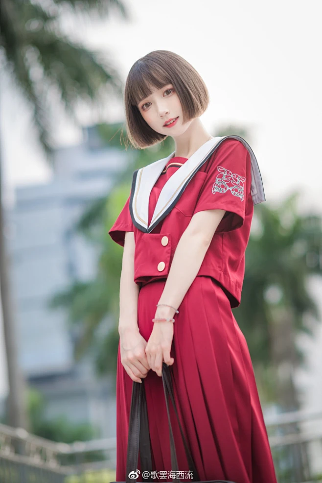 #YACA57# #YACA返图热线# #萌系小姐姐# 出镜：@依川川_ （O依川川_） 伊川真好看 无死角 衣服也好看 摄影：@歌罢海西流 （O歌罢海西流） 服装：@胡桃木jk 圈组织 ...